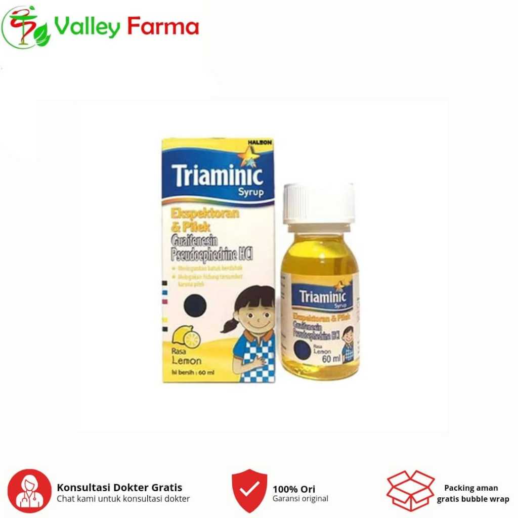 Jual Triaminic Expectorant & Pilek untuk Atasi Gejala Pilek (60 ml ...