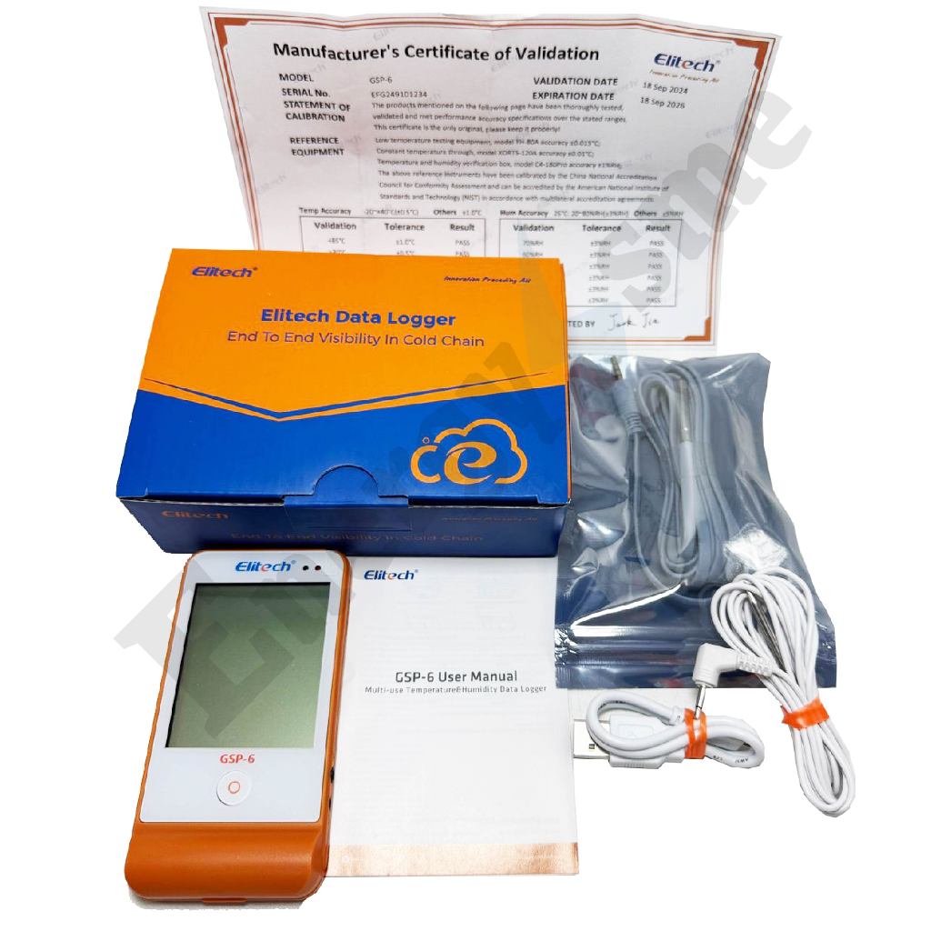 Jual ELITECH GSP-6 TEMPERATUR DATA LOGGER HUMIDITY ORIGINAL | Shopee ...