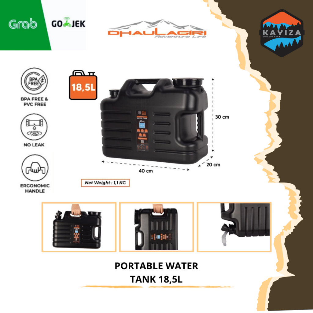 Jual Dhaulagiri Portable Water Tank 18.5 Liter - Dirigen Air ...