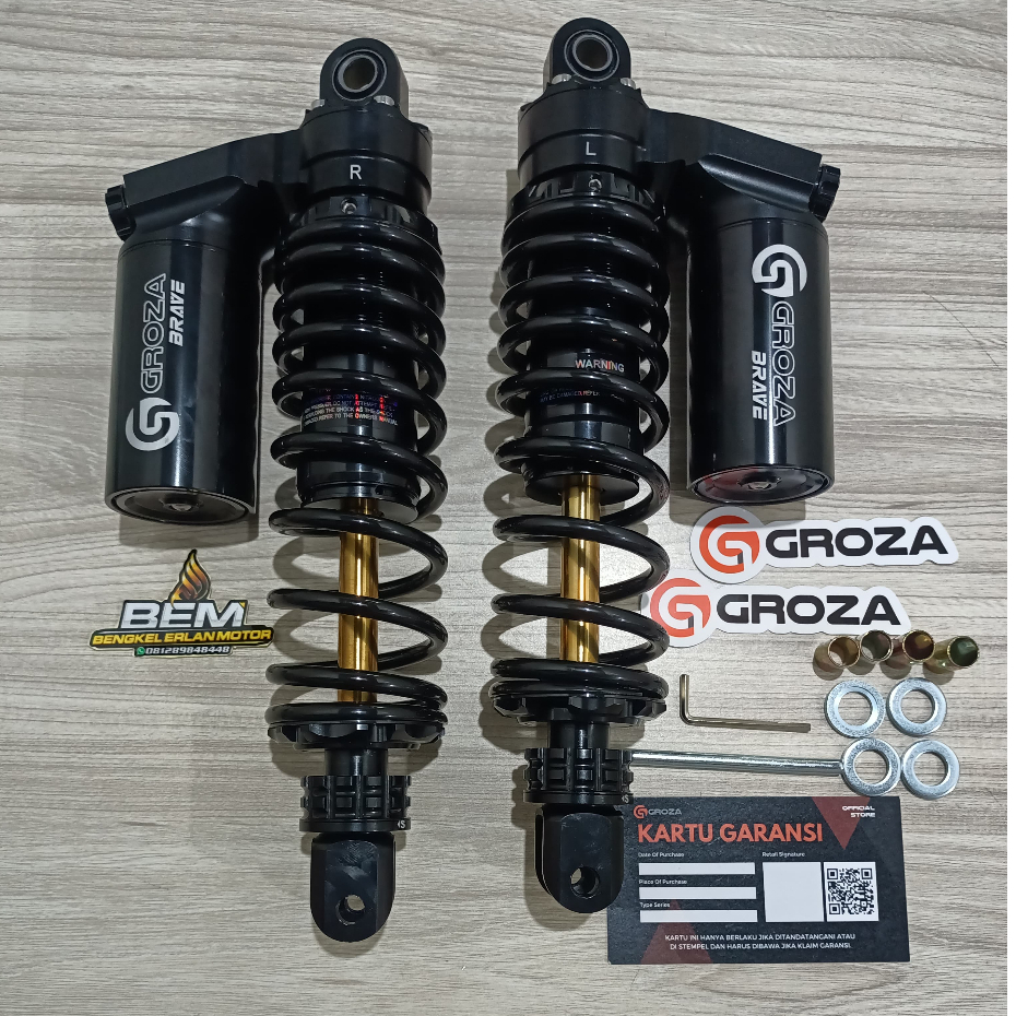 Jual Shock GROZA Brave Series 305 330 350 365 mm XMAX 250 NMAX New ...