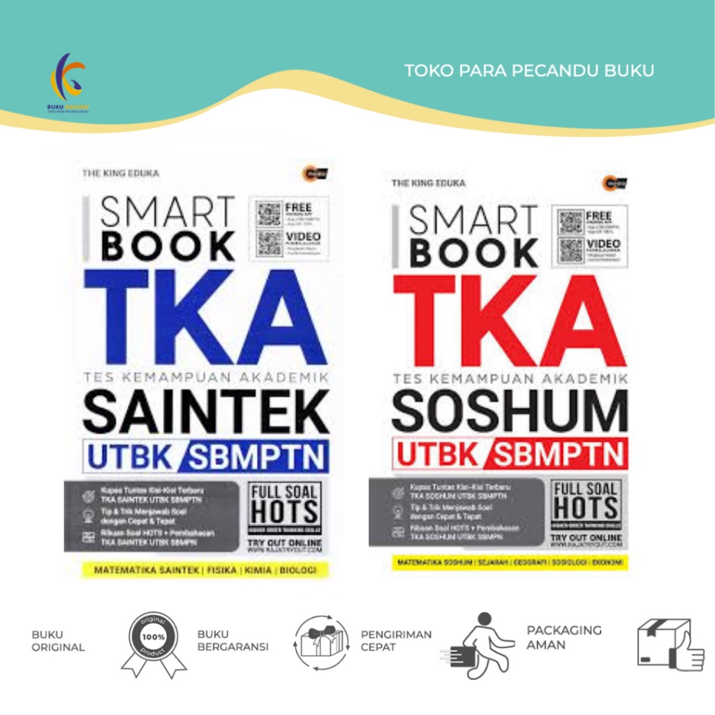 Jual Buku Smart Book TKA Saintek Soshum UTBK SBMPTN - The King Eduka - Cmedia | Shopee Indonesia