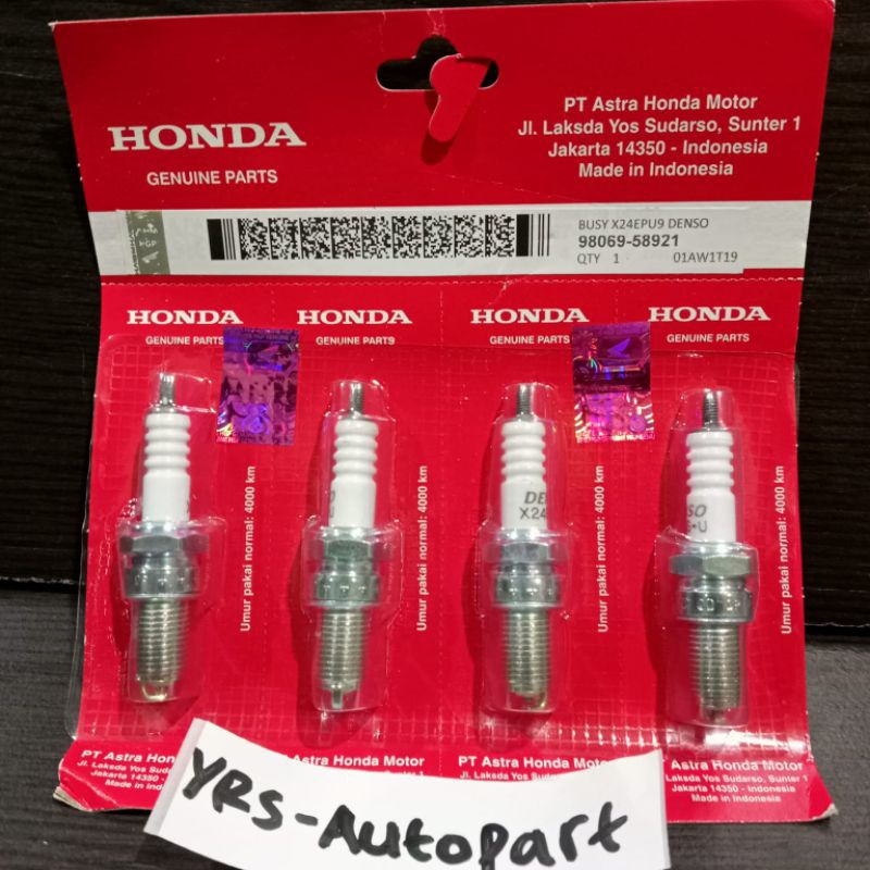 Jual Busi Denso Honda X24EPU9 CB 150,VERZA, MEGAPRO,CBR 150 R Asli ...