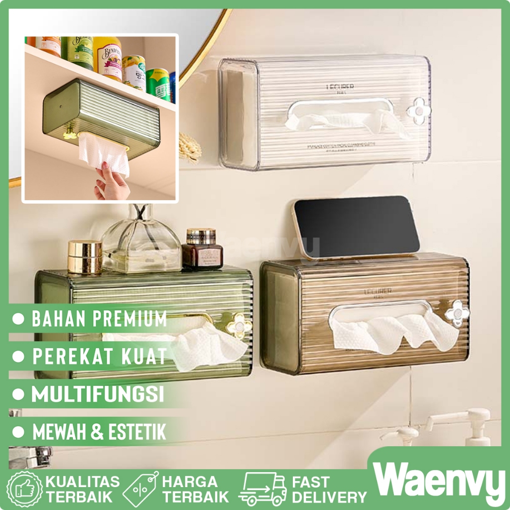 Jual WAENVY Tissue Box Kotak Tisu Dinding Wadah Tisu Tempat Tisu ...