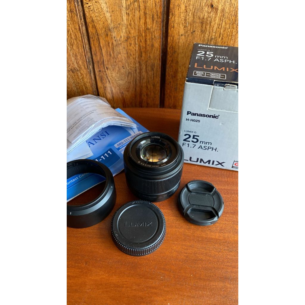 Jual Lensa fix Lumix 25mm f1.7 bisa untuk Olympus juga | Shopee Indonesia
