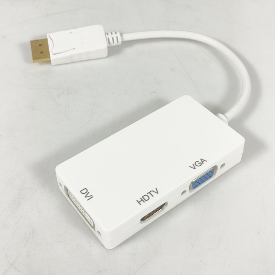 Jual Adaptor Converter Display Port DP to HDMI VGA DVI Monitor Jadul ...