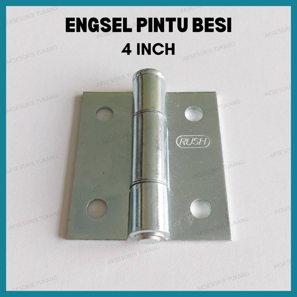 Jual Engsel Las Tebal 4 Inch Engsel Pintu Besi Holo 2 Lubang 4" Inci ...