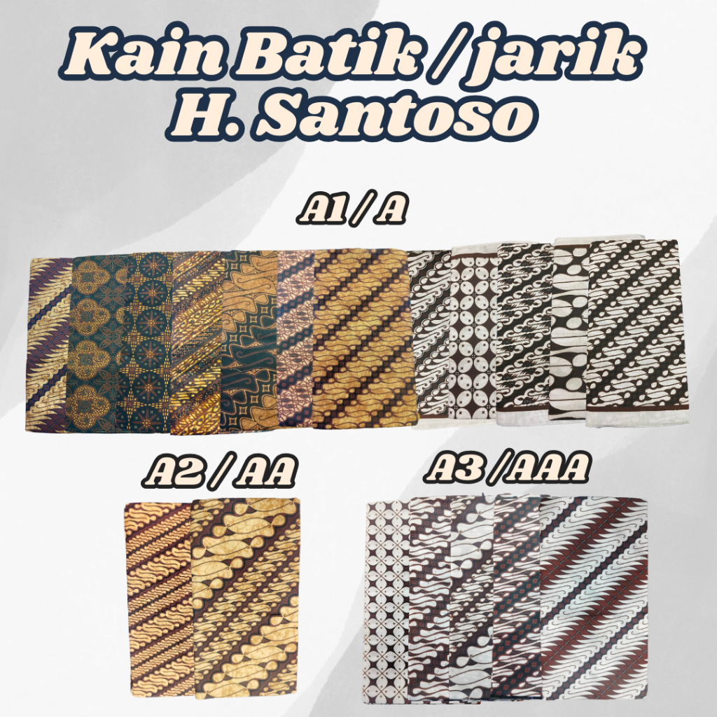 Jual KAIN PANJANG / KAIN JARIK / KAIN BATIK H SANTOSO | Shopee Indonesia