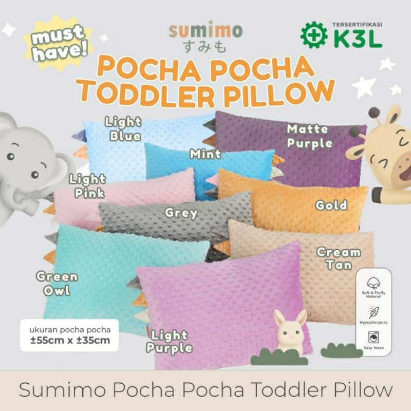 Jual Sumimo Pocha Pocha Toddler Pillow | Shopee Indonesia