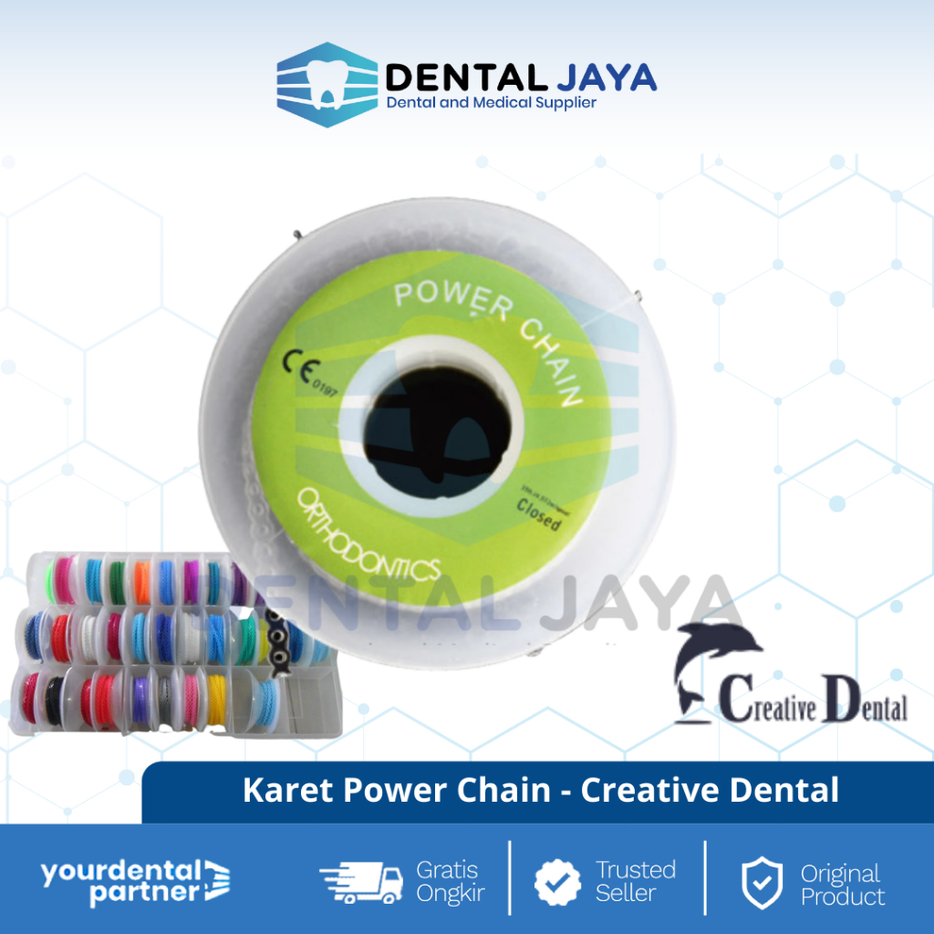 Jual Dental Jaya Power Chain / Karet Chain / Bracket / Behel | Shopee ...