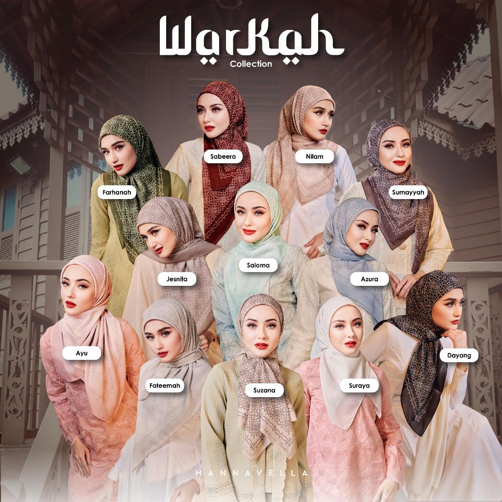 Jual [READY] WARKAH COLLECTION BY HANNAVELLA ORI FROM MALAYSIA | Shopee ...