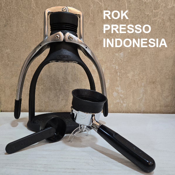 Jual Rok Presso GC Black versi Terbaru l MESIN ESPRESSO MANUAL Rok ...