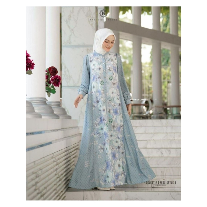 Jual CELESTIA DRESS STYLE 3 ORI BY NADHEERA LUXURY | Shopee Indonesia