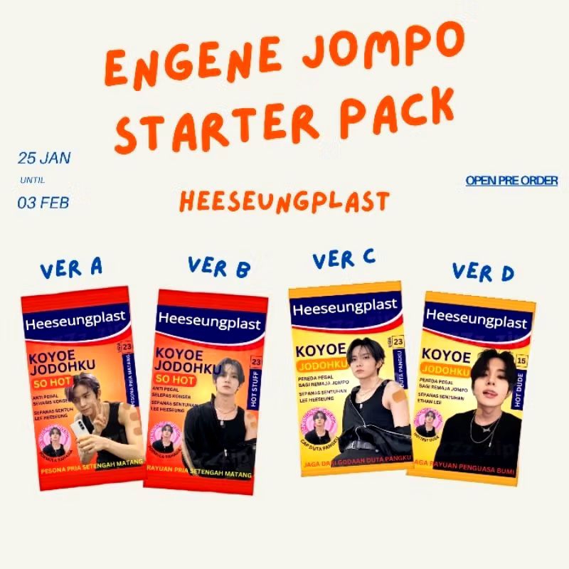Jual ENGENE JOMPO STARTER PACK | enhypen heeseung hotpack koyo ...