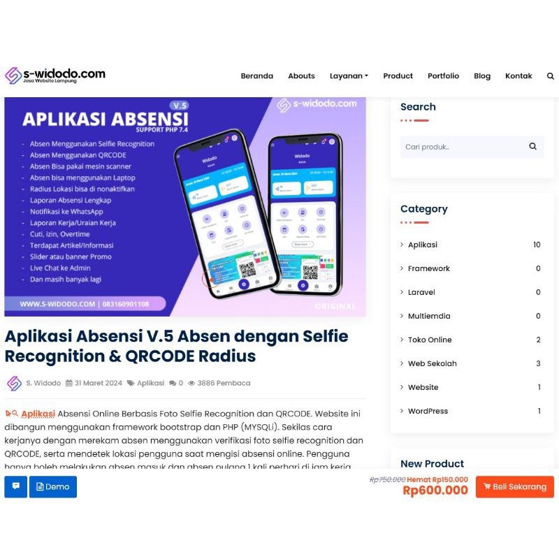 Jual Source code Aplikasi Absensi V5 dengan selfie dan GPS | Shopee ...