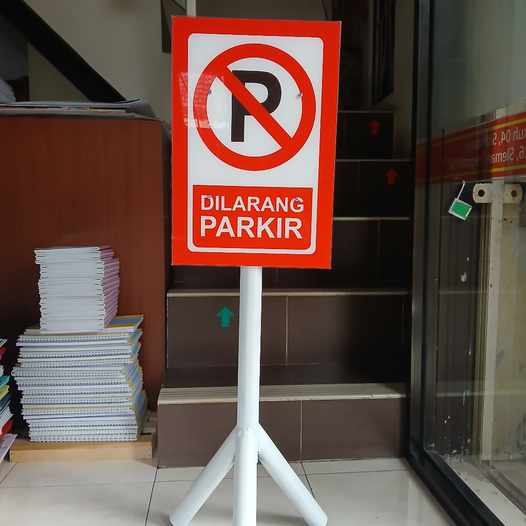 Jual Custom Akrilik Rambu, Akrilik Rambu Dilarang Parkir, Akrilik A3 ...