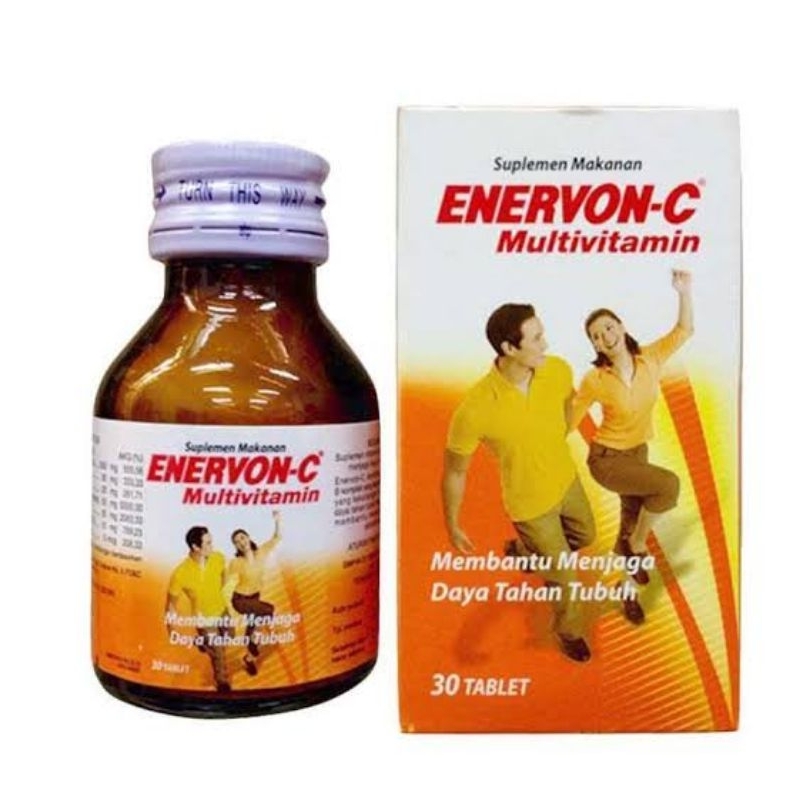 Jual Enervon-C Botol 30 Tablet | Shopee Indonesia