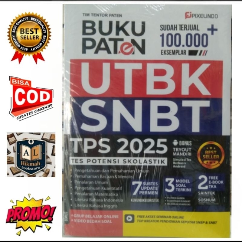 Jual Buku Paten UTBK SNBT TPS 2025 | Shopee Indonesia