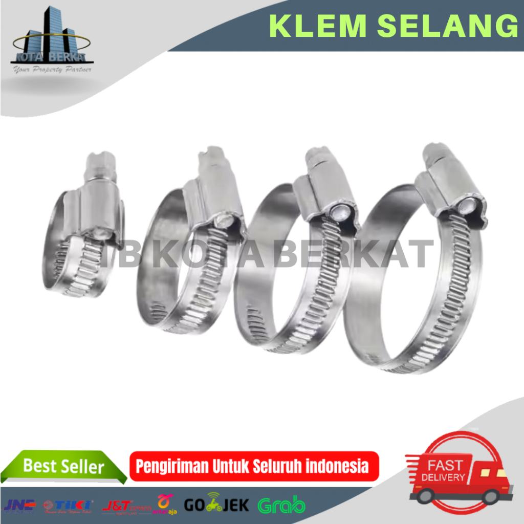 Jual KLEM SELANG BULAT / CLAMP SELANG STAINLESS | Shopee Indonesia