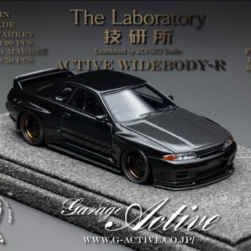 Jual The Laboratory 1/64 Zonzo Nissan R32 Active Widebody France ...