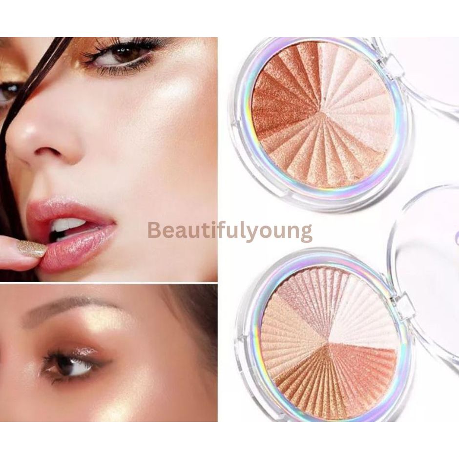 Jual (COD) CMAADU Gliter Highlighter Loose Korean Gliter Palette Face ...