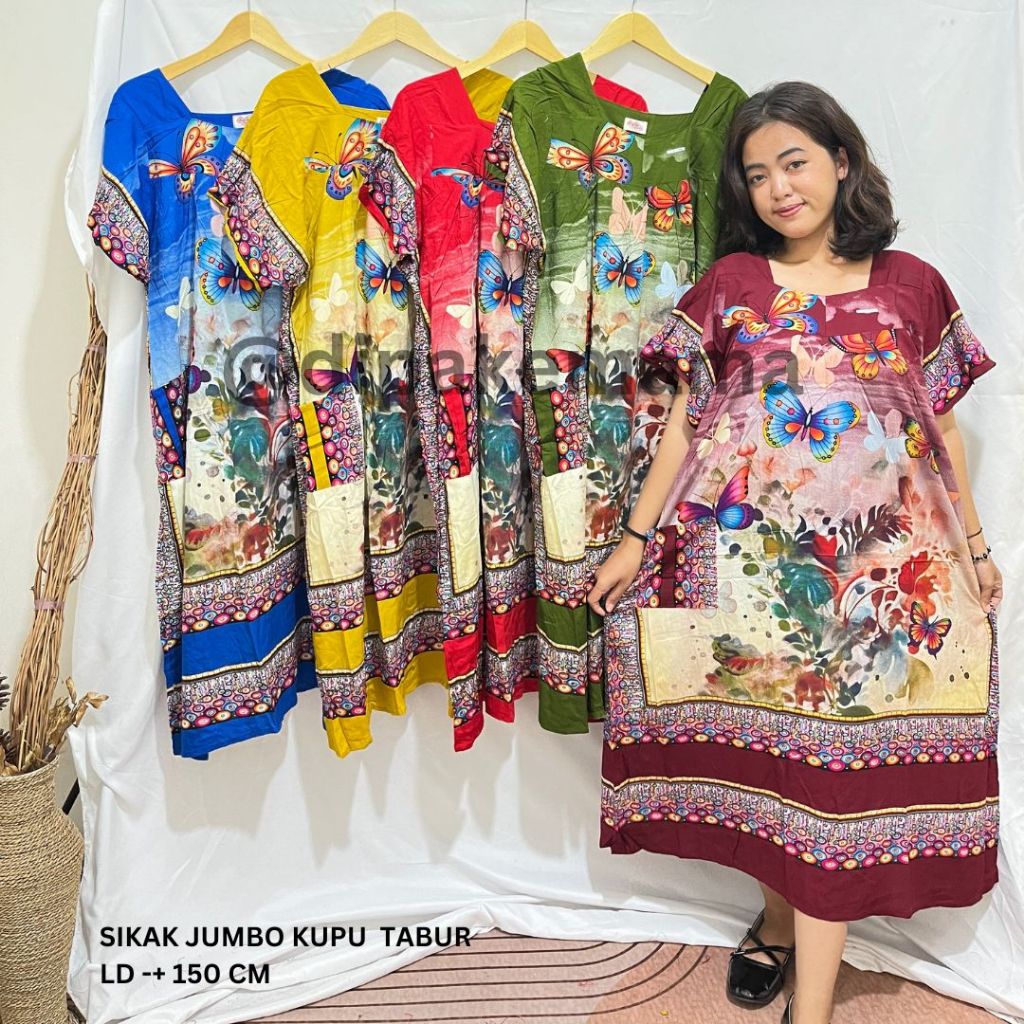 Jual DASTER DIPAKEMAMA SIKAK JUMBO MOTIF KUPU TABUR LD MAKSIMAL 150 CM ...
