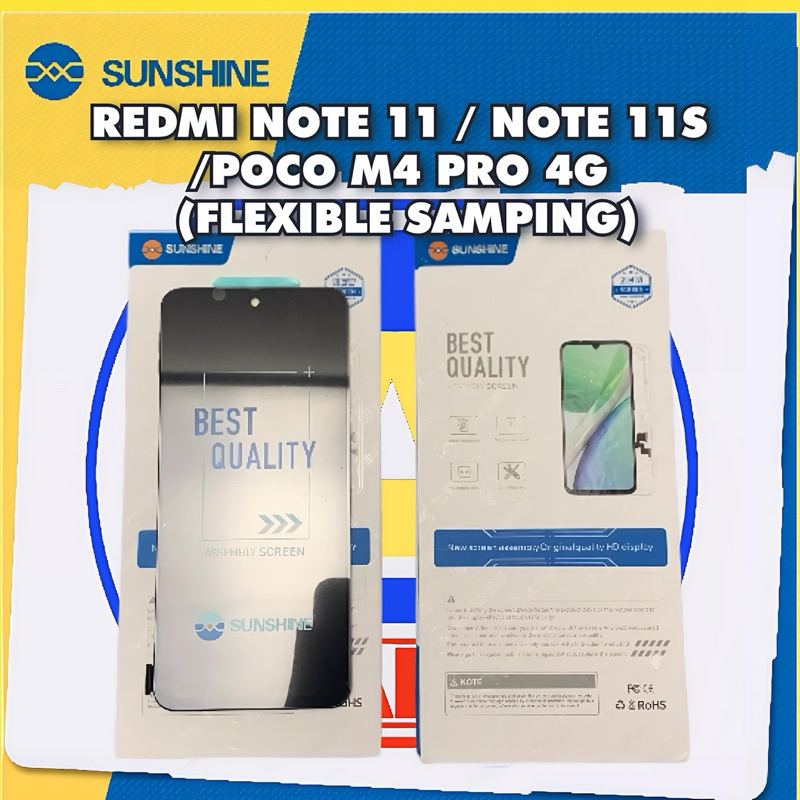 Jual LCD TOUCHSCREEN REDMI NOTE 11 / NOTE 11S / POCO M4 PRO 4G (FLEXIBLE SAMPING) SUNSHINE ...