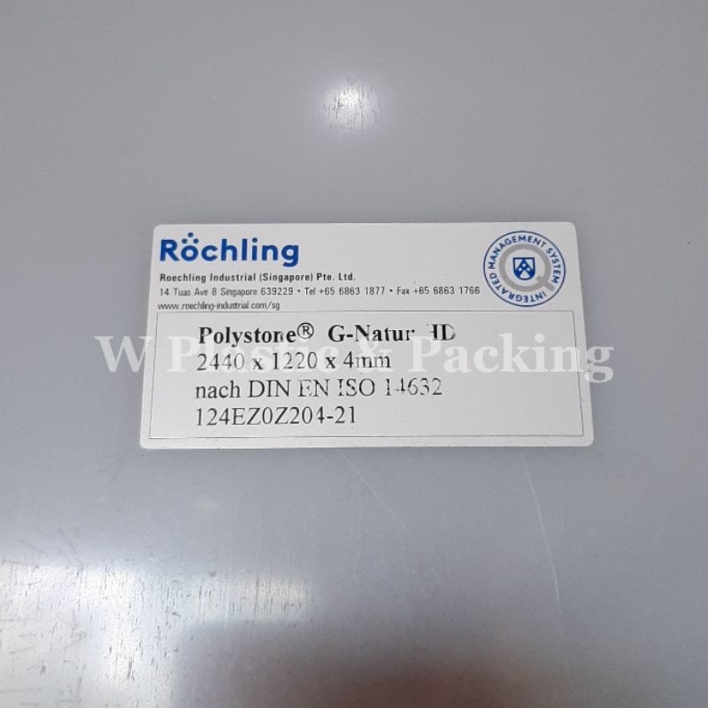 Jual PE natural rochling 2mm / 3mm / 4mm x 122 x 244cm | Shopee Indonesia