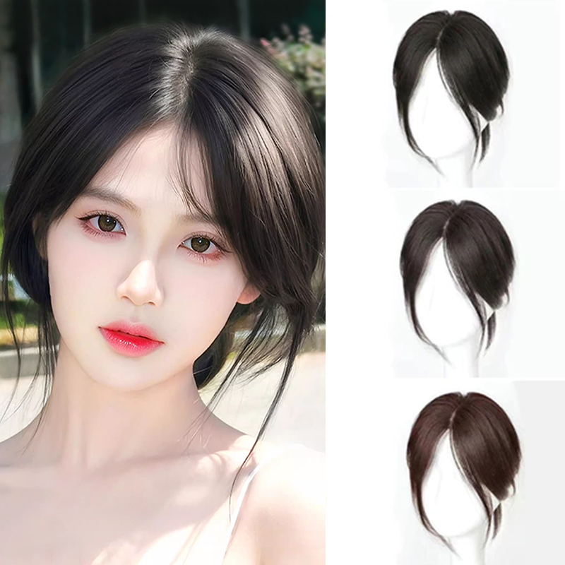 Jual COD Hairclip Poni Depan Poni Palsu Poni Depan Korea Poni Clip Poni ...