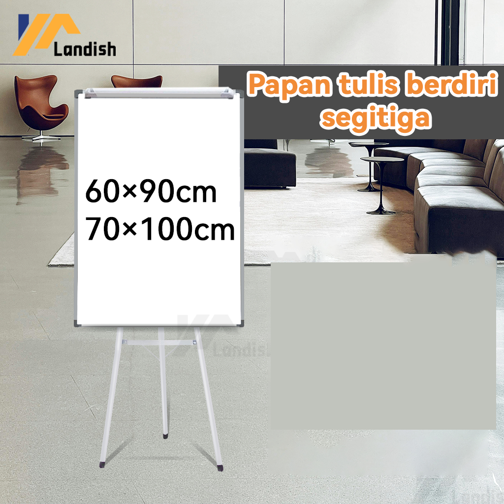 Jual ⚡Ready&Garansi 6 Bulan⚡Standing Whiteboard / Papan Tulis 60x90cm ...