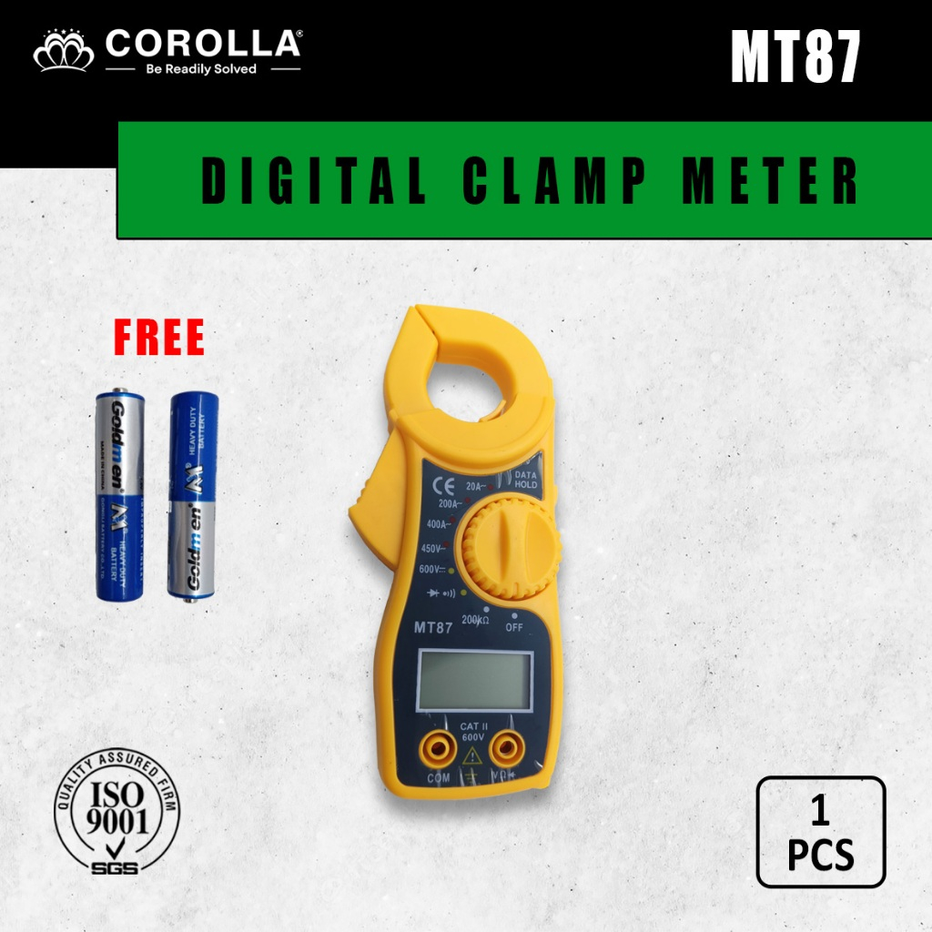 Jual Tang Ampere MT87 Tang Multimeter Arus AC Tegangan AC DC | Shopee ...