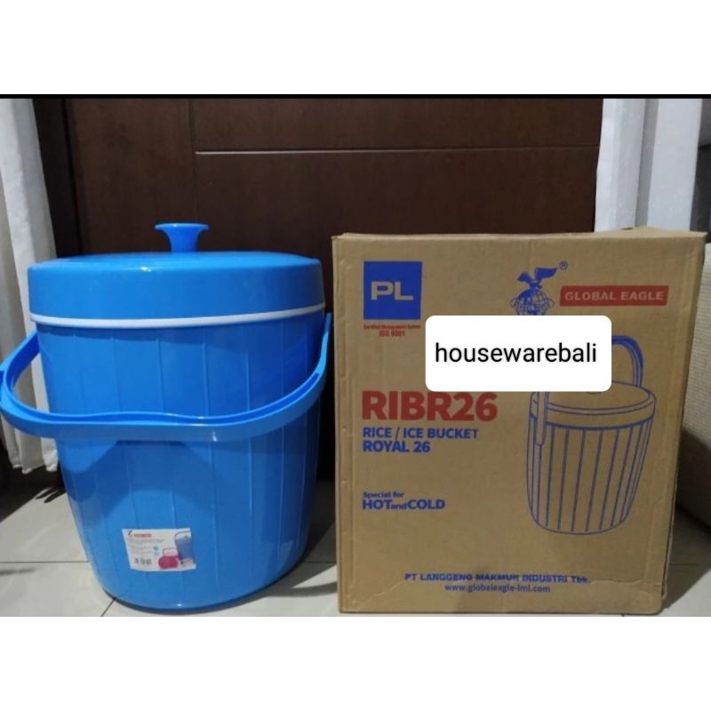 Jual Rice Bucket Ice Bucket Termos Es Global Eagle 14 Liter | Shopee ...