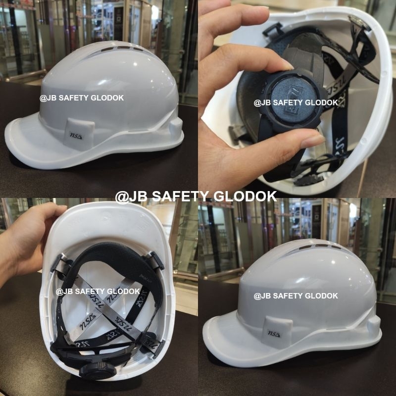 Jual HELM SAFETY PROYEK NSA VENTED WARNA PUTIH ORIGINAL | Shopee Indonesia