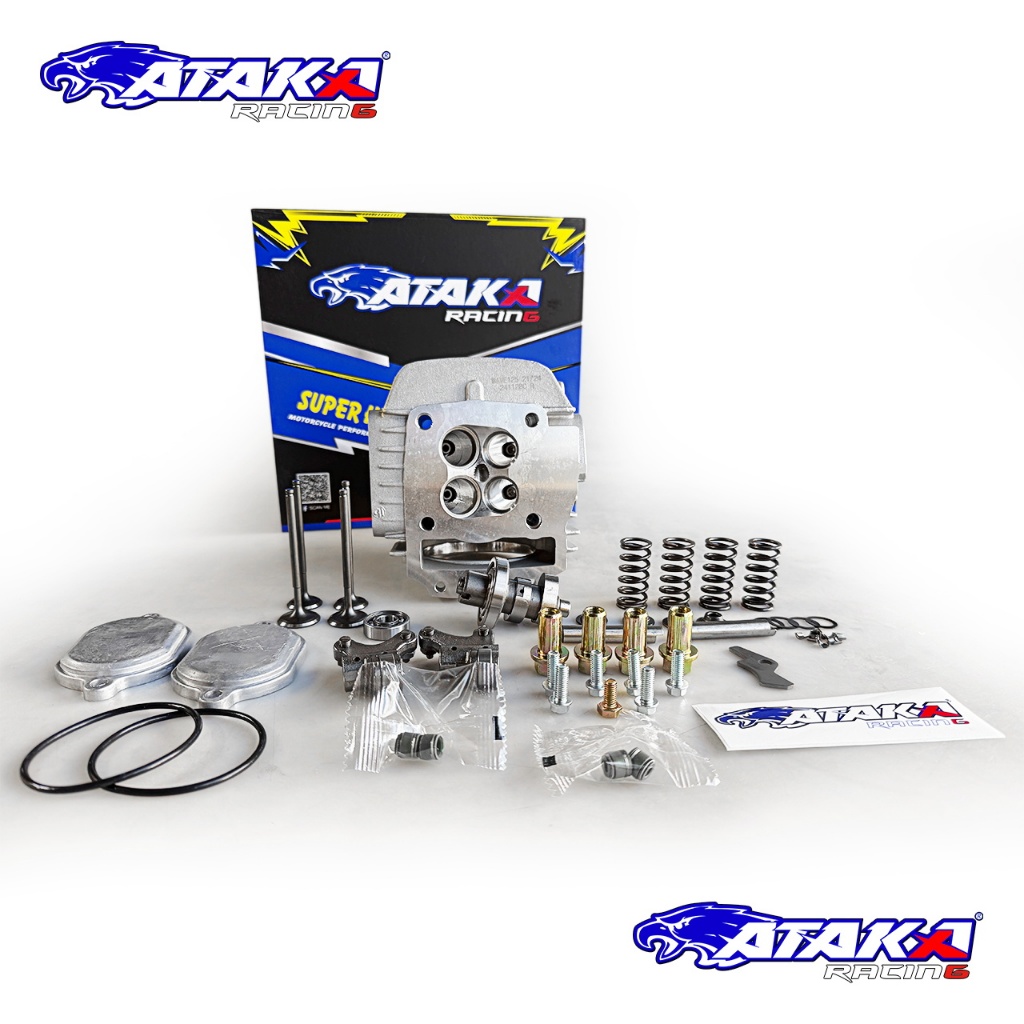 Jual ATAKA RACING Head Porting cnc Super Head 4 Klep karisma Supra x ...
