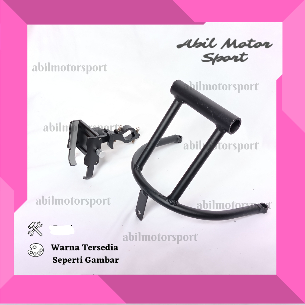 Jual PAKET HOLDER GPS HP NMAX OLD STANDAR PHONE HOLDER ALUMUNIUM STANG ...