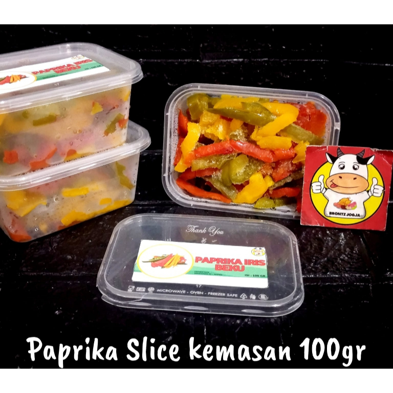 Jual PAPRIKA SLICE FROZEN KEMASAN 1KG/100GR-FROZEN FOOD-BRONTZ JOGJA ...