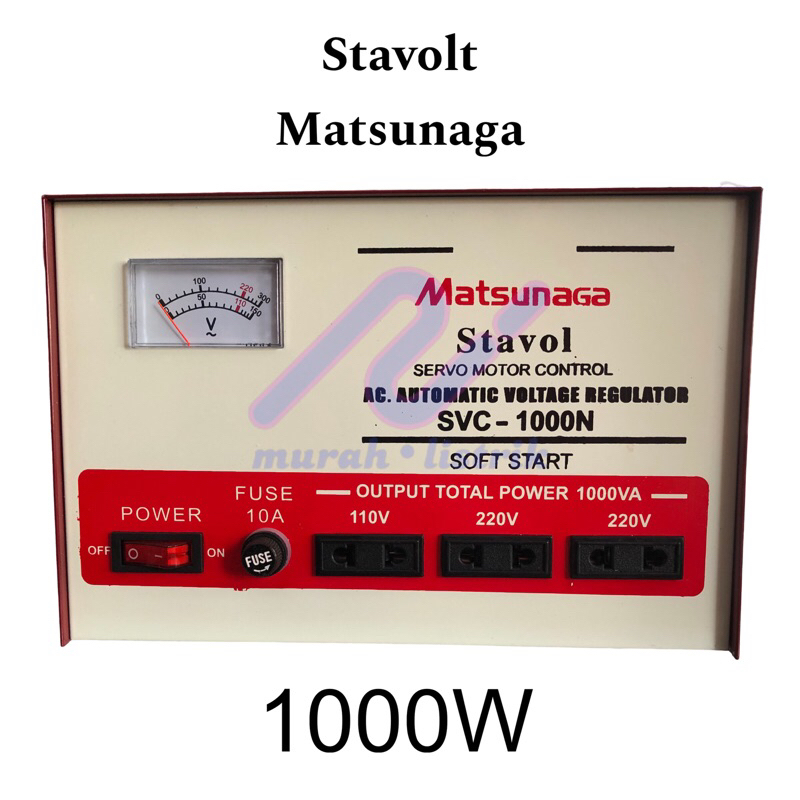 Jual Stavolt Matsunaga 1000W / Stabilizer Automatic Voltage Regulator ...