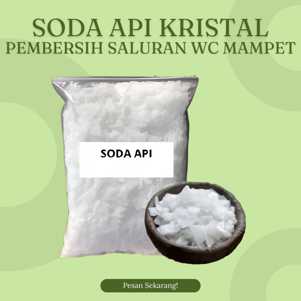 Jual Soda Api untuk mengatasi wc kloset mappet/saluran pipa air 500gr ...
