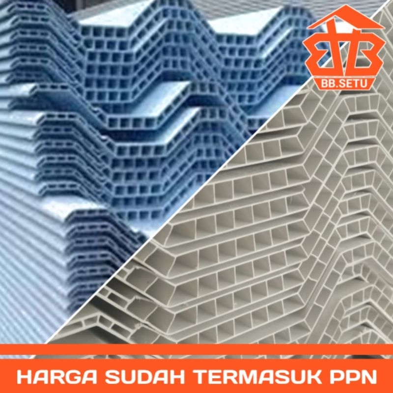 Jual Atap Alderon Double Layer Twinwall - Per Meter | Shopee Indonesia