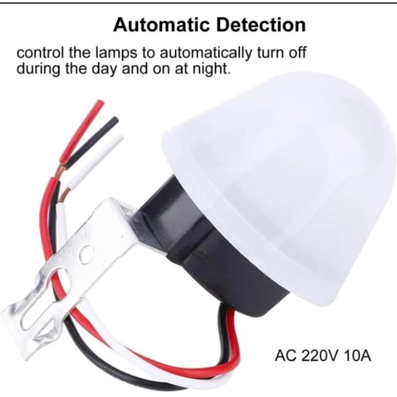 Jual Photocell 10A 220V AS-20 Sensor Cahaya Photo Cell fotosel ASO 20 ...