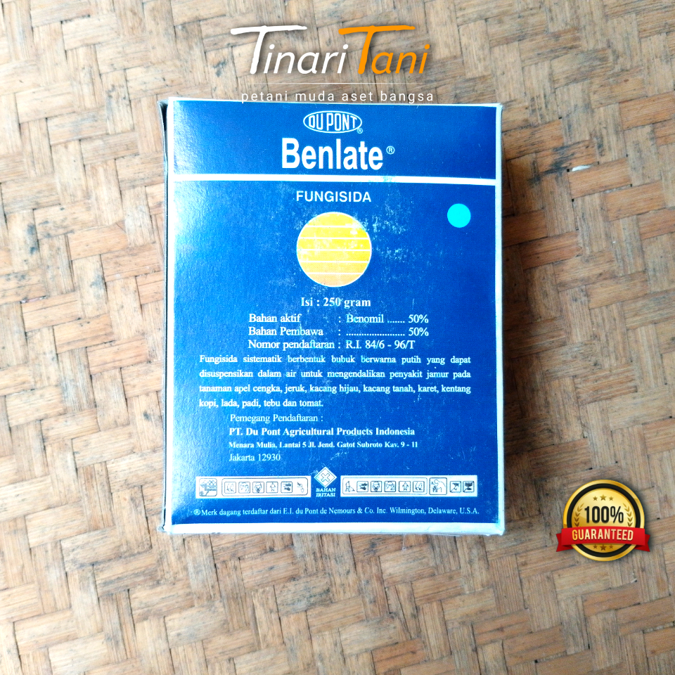 Jual BENLATE 50WP Fungisida Benomil 50% Jamur 250 Gram 100% Original ...