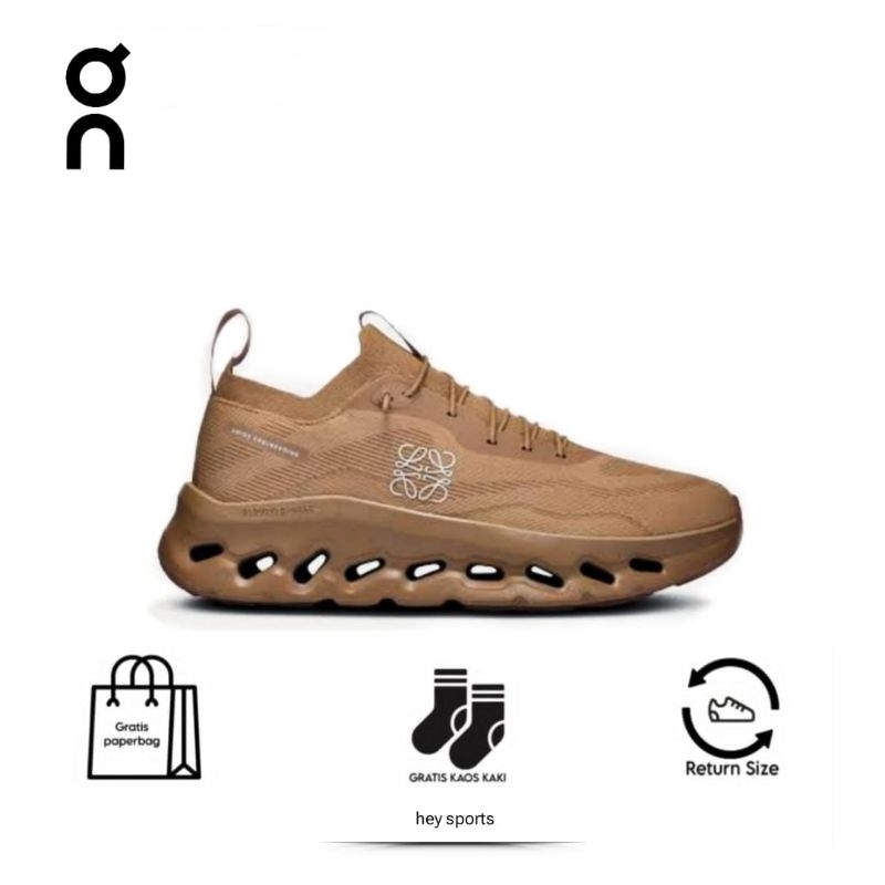Jual SEPATU LOEWE x ON RUNNING CLOUDTILT DARK SAND SNEAKERS | Shopee ...