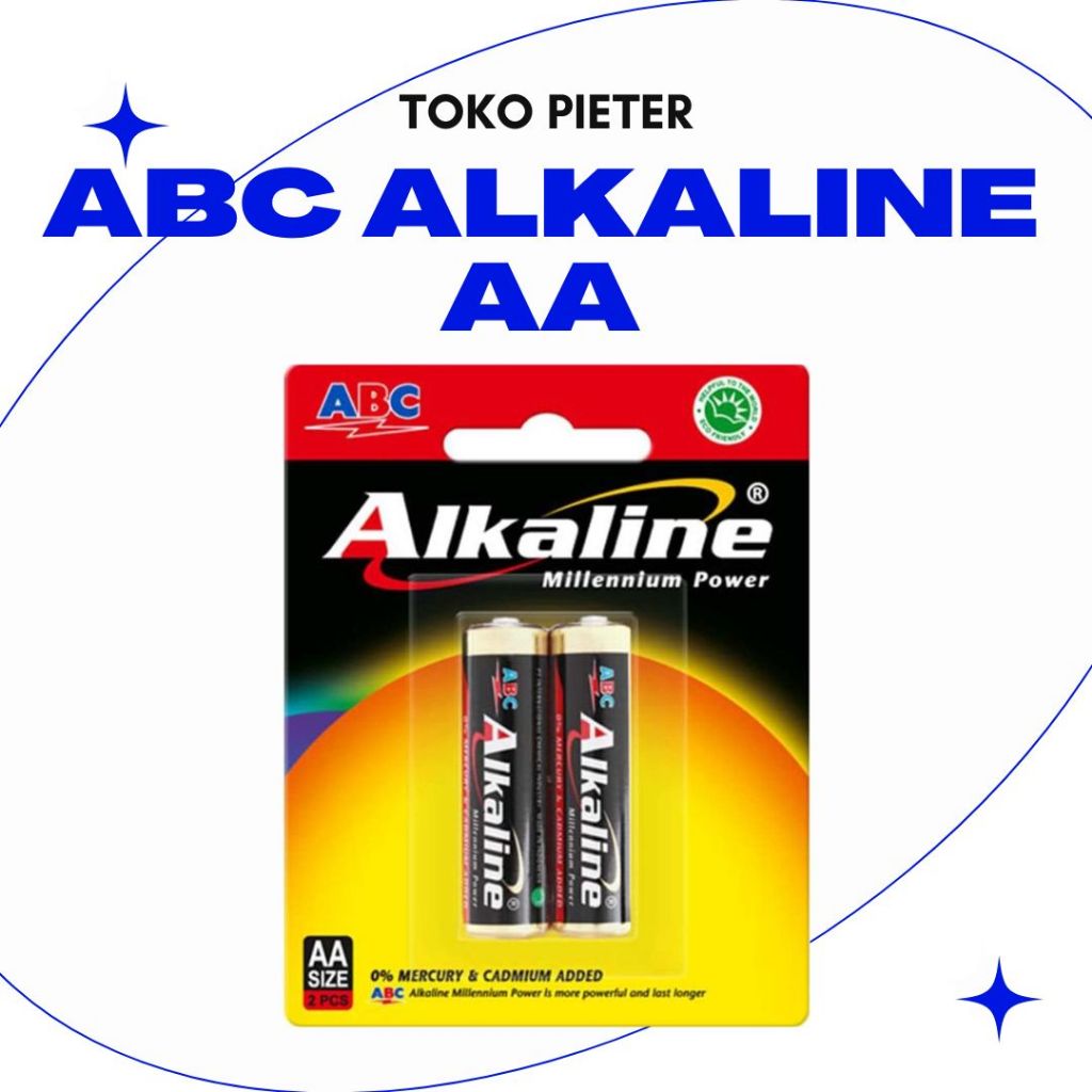 Jual Batu Baterai ABC Alkaline AA (A2) Surabaya | Shopee Indonesia