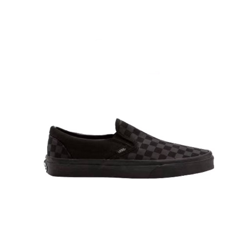 Jual Vans Slip On Checkerboard Mono Black Original | Shopee Indonesia