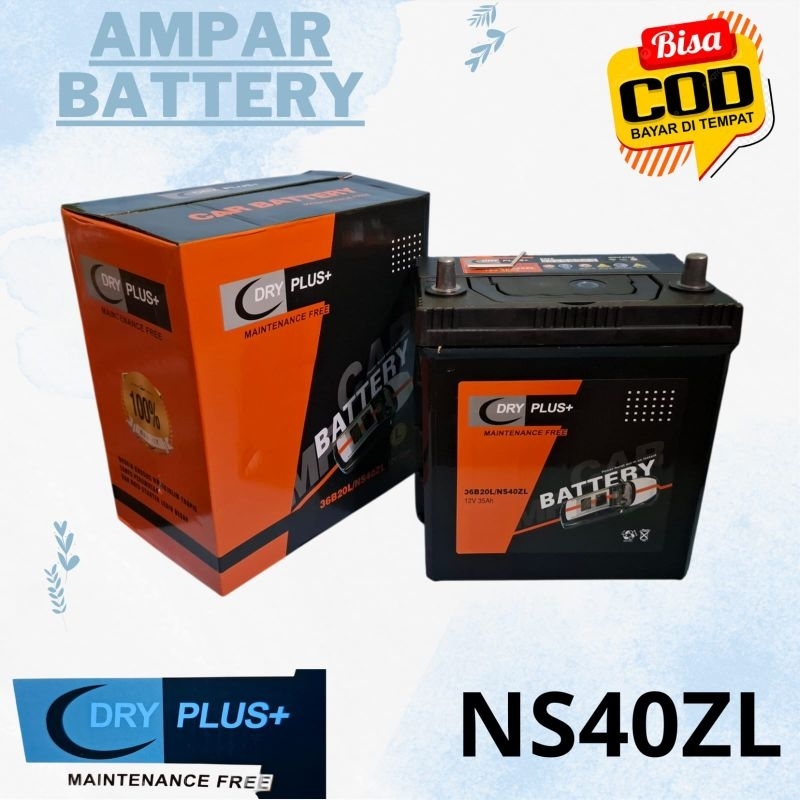 Jual Aki Mobil Agya Sirga Cayla Mobilio Brio Ayla DRYPLUS NS40ZL MF 12Volt ACCU KERING | Shopee ...