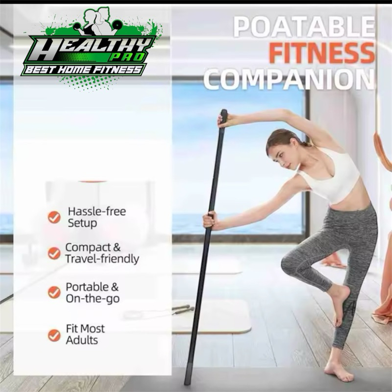 Jual Tongkat Yoga Pilates Tongkat Stretching Tongkat Mobility Versatile ...