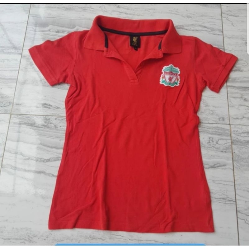 Jual Polo LFC Merah S liverpool | Shopee Indonesia