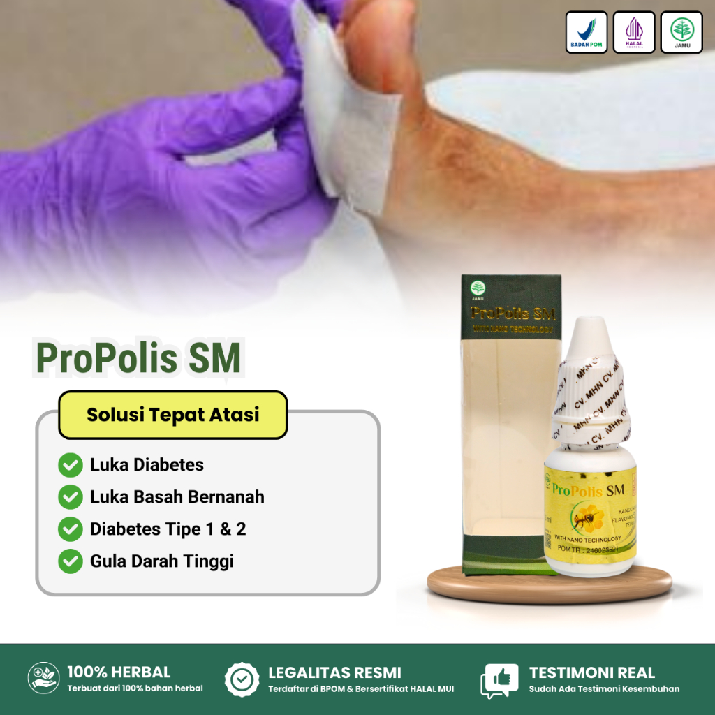 Jual Obat Luka Diabetes Basah, Obat Pengering Luka Diabetes Basah, Obat ...