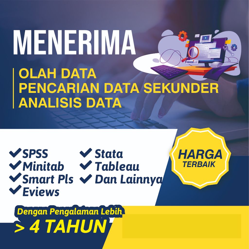 Jual Olah Data SPSS, SMART PLS, EVIEWS, STATA, MINITAB, Perbaikan Data dan Bab 1-5 | Shopee ...