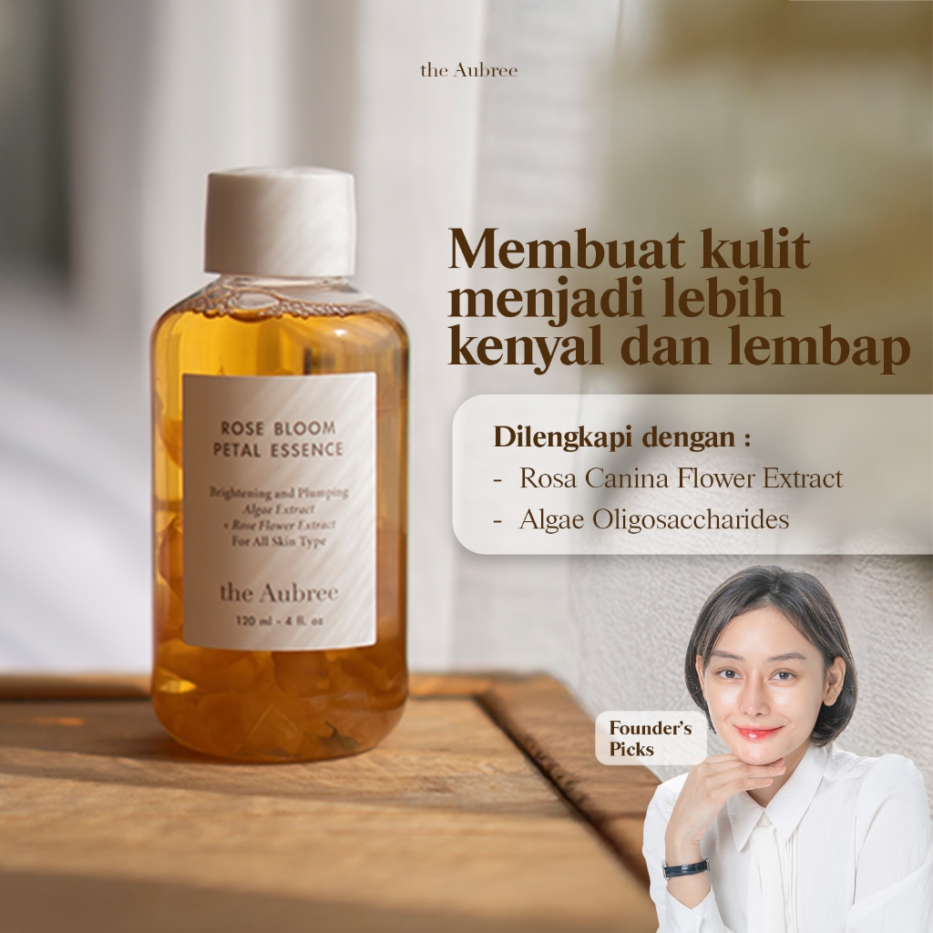 Jual (PRE Order) The Aubree Rose Bloom Petal Essence 120 ml Pencerah Wajah | Shopee Indonesia
