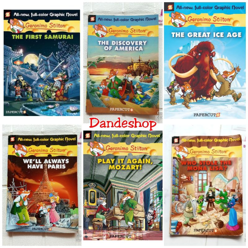 Jual Geronimo Stilton _ All New Full Color Graphic Novel [PAPERCUTZ ...